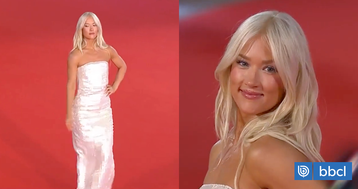 Vesta Lugg desfila con el look más discreto de todas sus galas