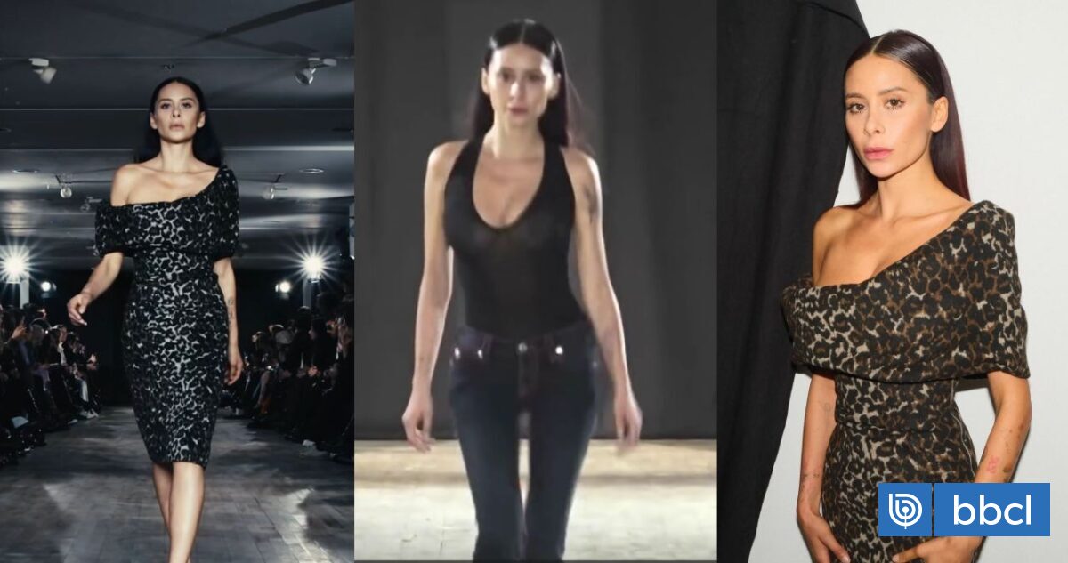 Cantante chilena Cami sorprende al desfilar en importante evento de ...