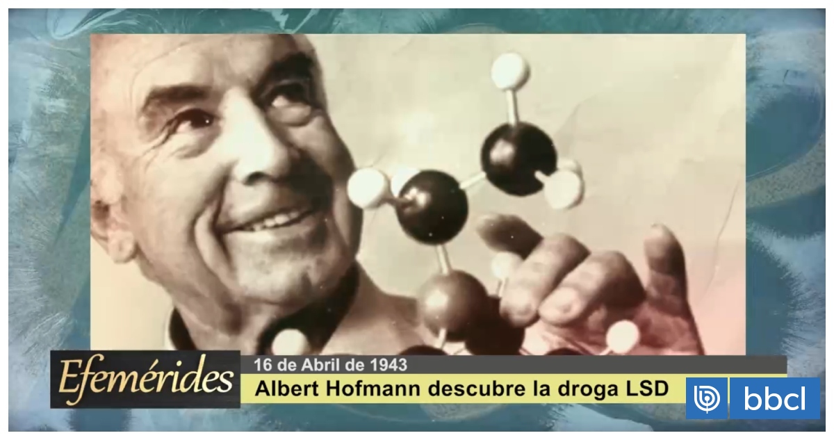 Efemérides: El 16 de abril de 1943 Albert Hofmann descubre la droga LSD ...