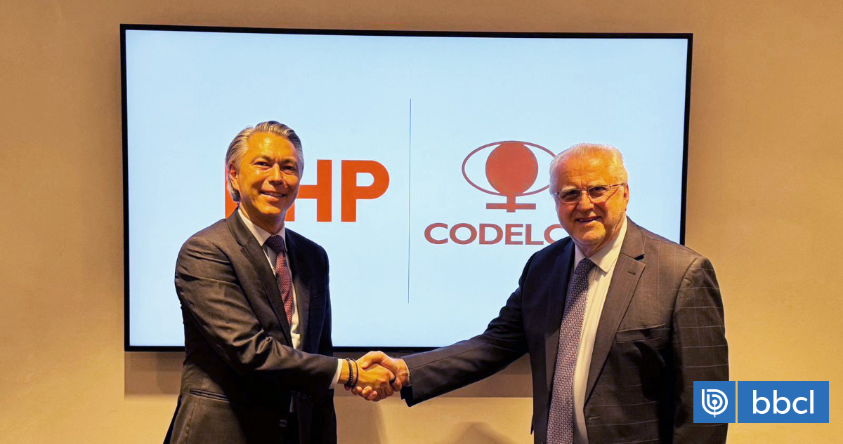 Codelco firma acuerdo con BHP para que explore terreno y analice un posible proyecto minero ...
