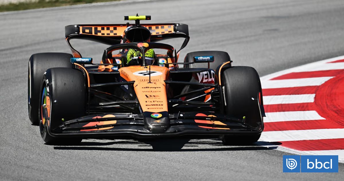 Norris voló en Montmeló: británico de McLaren fue el mejor de la P1 y ...