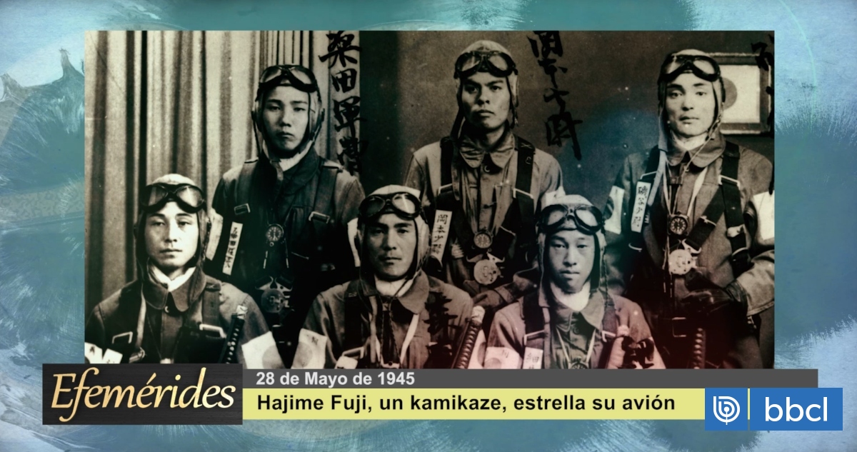 Efemérides: El 28 de mayo de 1945 el kamikaze Hajime Fuji, estrella su ...