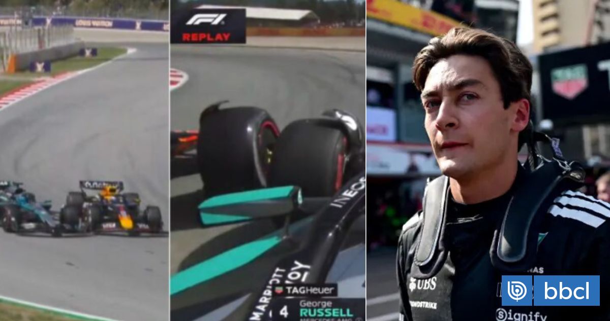 Russell sorprende y reacciona elogiando a Verstappen tras ser chocado ...