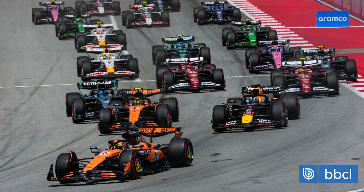 McLaren reina en el GP de España: Piastri gana el ’mano a mano’ a Norris y Leclerc se sube al ...