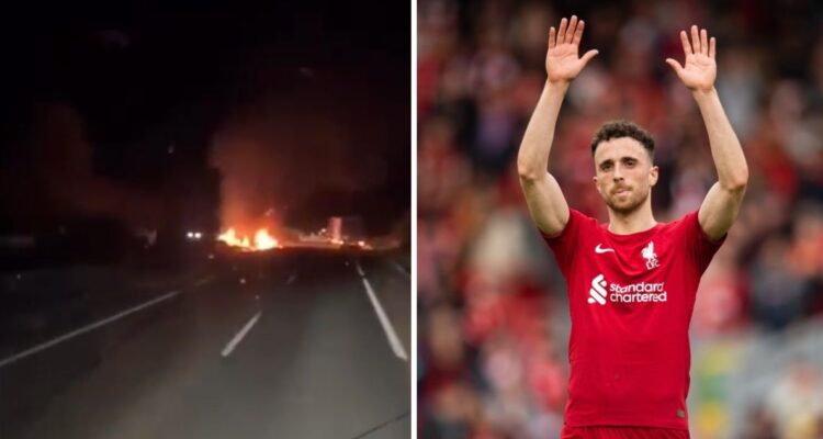 Diogo Jota: así quedó auto del delantero del Liverpool tras fatal accidente