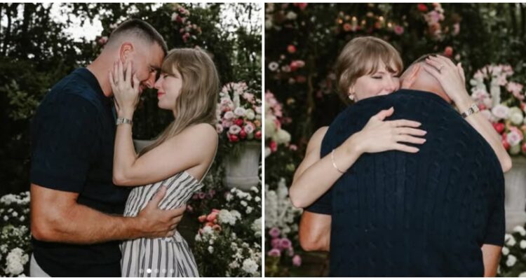 El look de compromiso de Taylor Swift en pesos chilenos: vestido se agotó