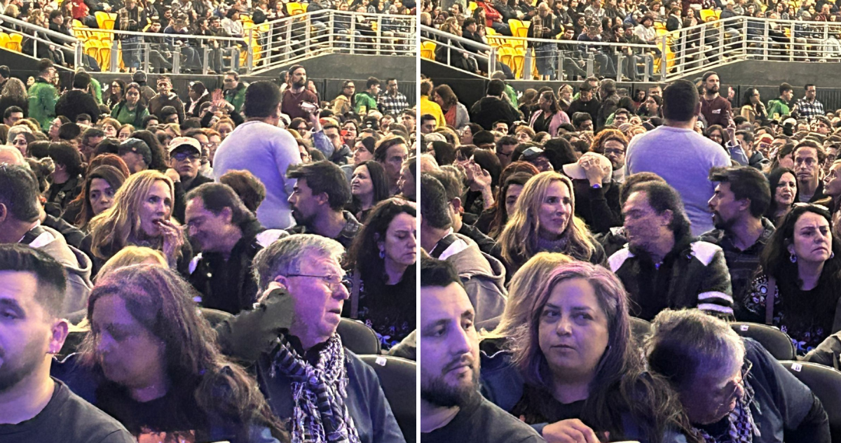 Angélica Castro vista con misterioso hombre en show de Silvio Rodríguez