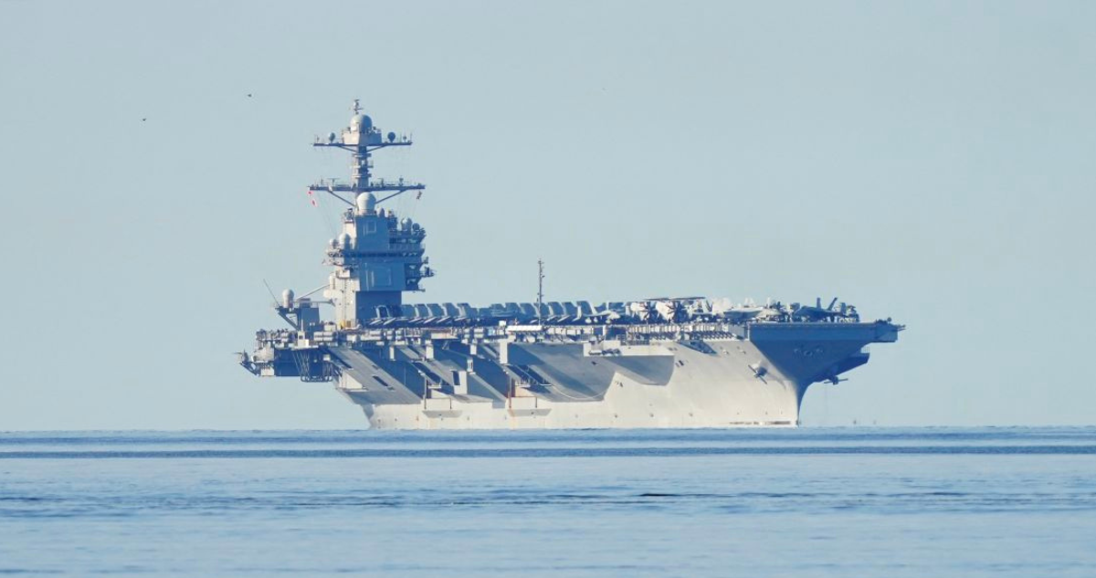 Portaaviones Gerald Ford, el más grande de EEUU, se suma al despliegue frente a Venezuela ...