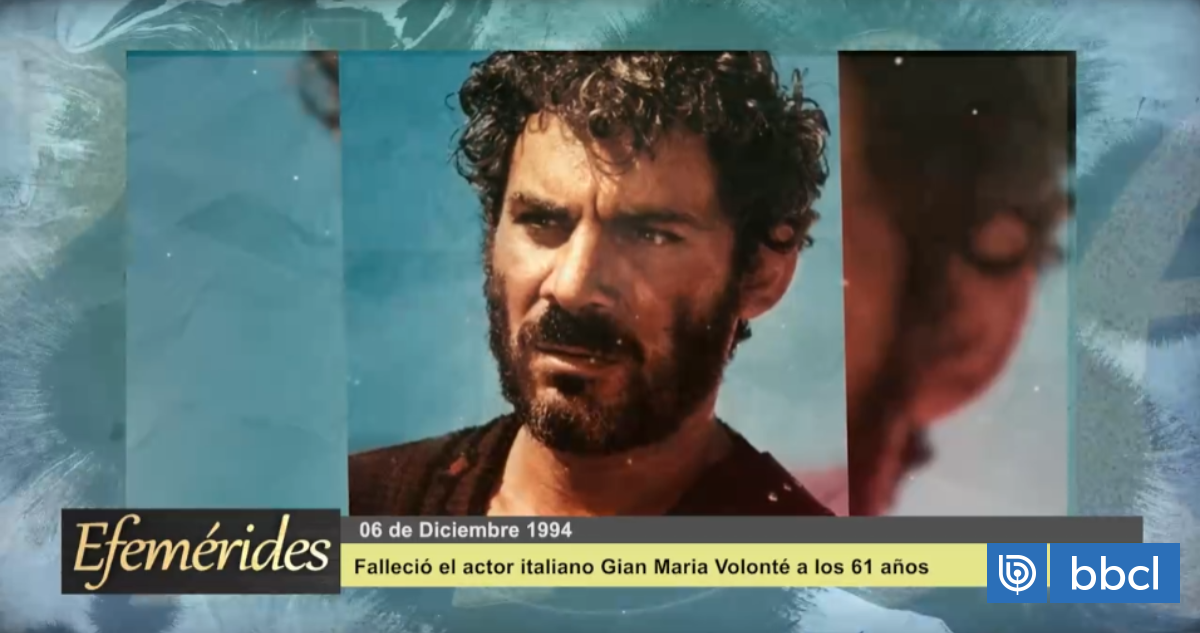Efemérides: 06 de diciembre de 1994 Falleció el actor italiano Gian ...