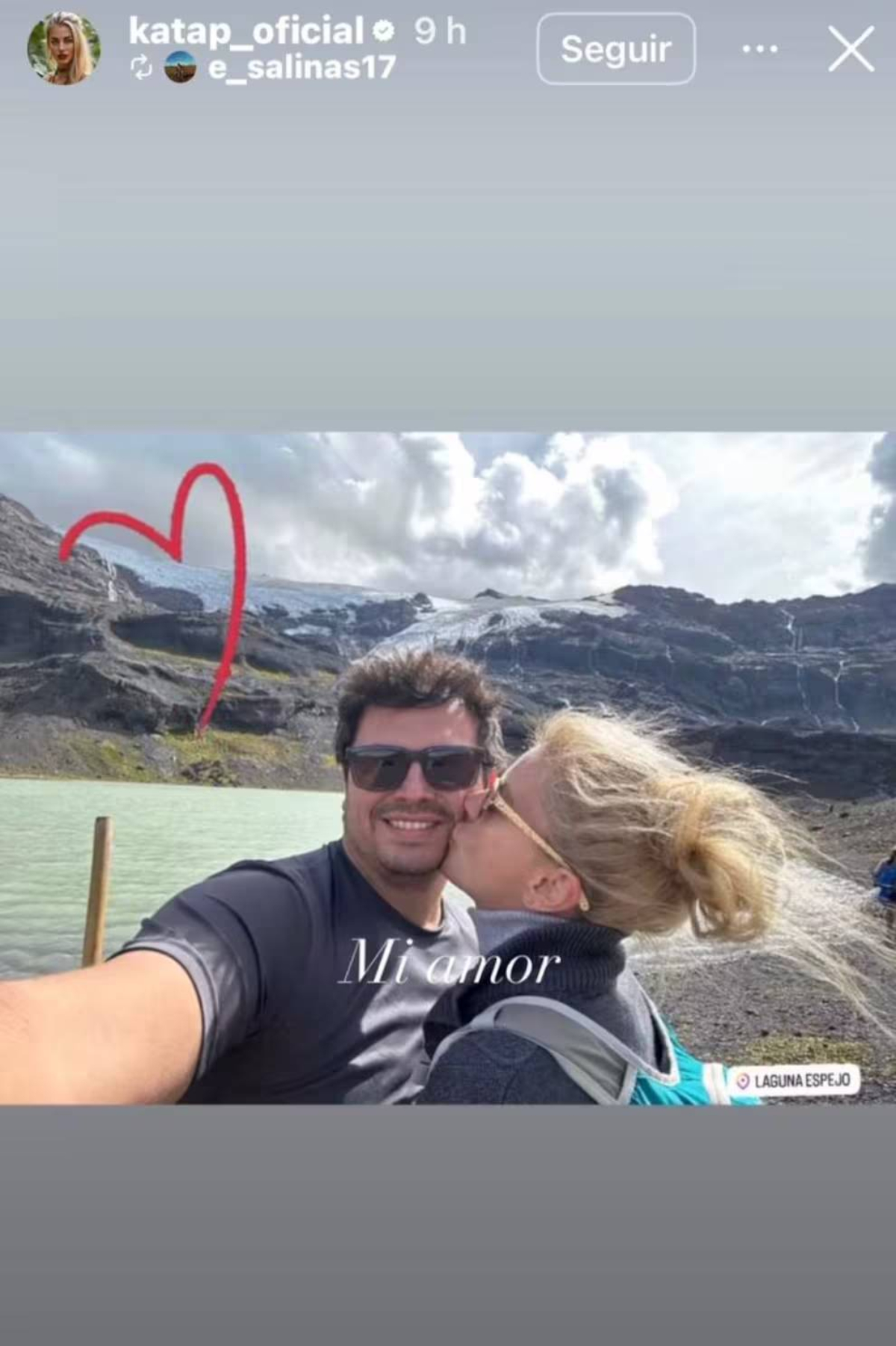 Cata Palacios presenta en redes sociales a su nueva pareja: "Mi amor"