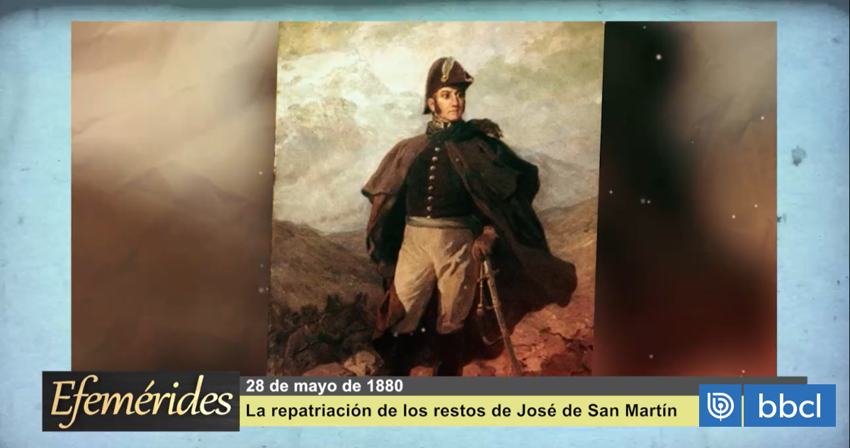 Efemérides 28 de mayo de 1880: fueron repatriados los restos del ...
