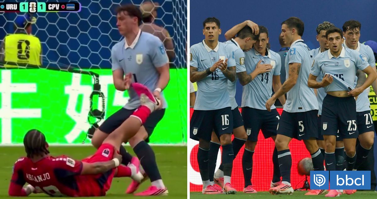 Mundial 2026: Uruguayo 'ayudó' a rival lesionado pero lo botó para atacar